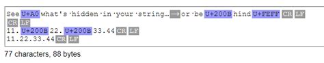Ide Does Notepad Show All Hidden Characters Stack Overflow