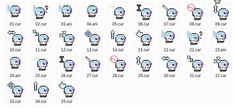 [애니 마우스 포인터] Re 제로부터 시작하는 이세계 생활 렘 마우스 포인터 Exe 네이버 블로그