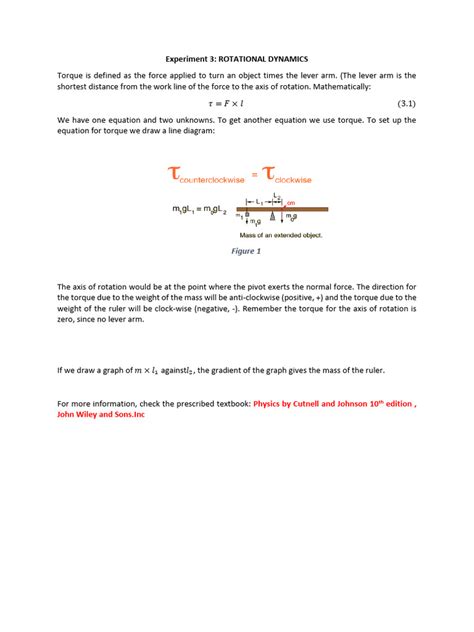 Rotational Dynamics Pdf