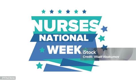 전국 간호사 주간 간호사 여러분 감사합니다 의료 및 건강 관리 개념 바이러스와 질병에 맞서 싸우는 전사 의사들에게 경의를 표합니다 미국에서 매년 기념합니다 벡터 일러스트