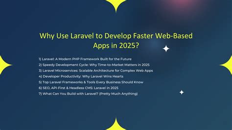 Ppt Top 7 Reasons To Choose Laravel For Faster Web App Development Powerpoint Presentation