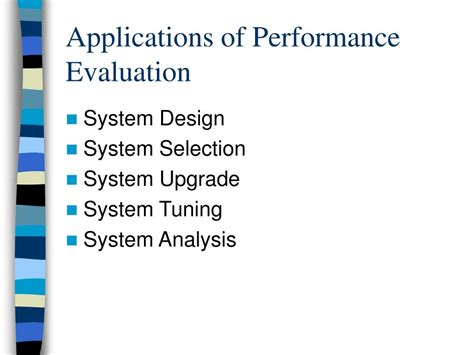 Ppt Computer System Performance Evaluation Introduction Powerpoint