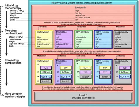 EASD ADA Position Statement 2012 Lifestyle Plus Initial Drug Mono And Download Scientific