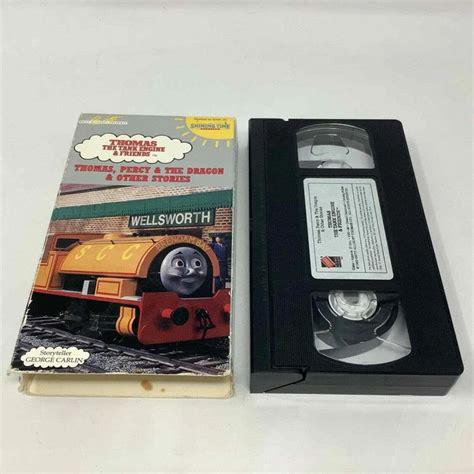 Thomas And Friends Percy And Dragon Vhs Video Tape George Carlin Tested £14