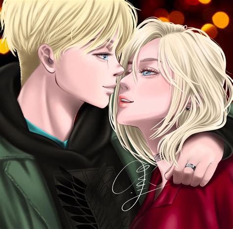 Armin X Annie By Kimotu2 On Deviantart