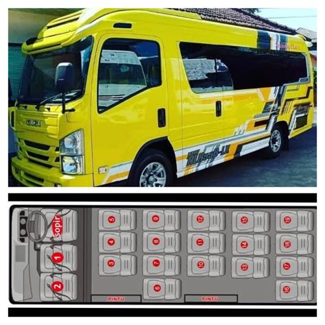 Bus Charter Rates Within Yogyakarta Available Capacity 10 25