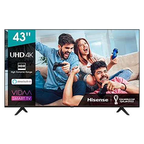 Hisense 43AE7000F 108cm (43 Zoll) Fernseher (4K Ultra HD, HDR, Triple ...