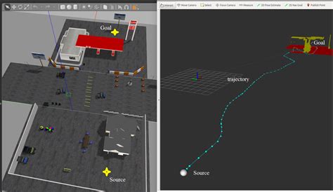 Large Scale Simulation Map And Trajectory In The Simulation Scene