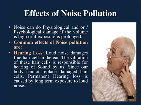 PPT Noise Pollution PowerPoint Presentation Free Download ID