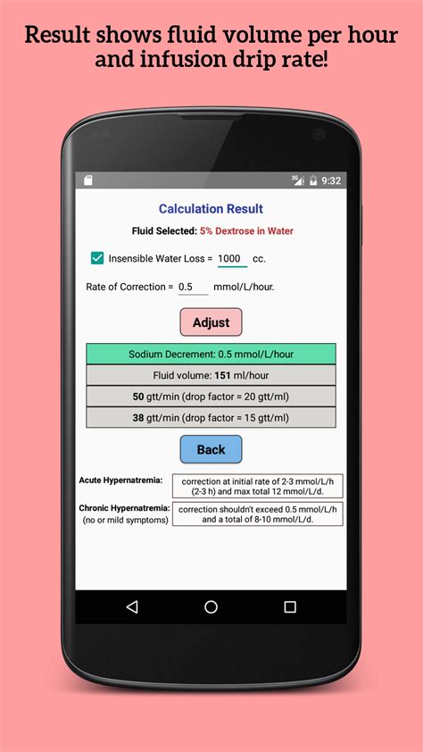Aplicación Hypernatremia Correction Rate En Amazon Appstore
