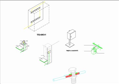 Connexion Au Sol Dans Autocad Téléchargement Cad 9 24 Mb Bibliocad