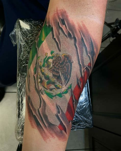 Mexican Flag Tattoo Designs Bold Symbolism And Cultural Pride