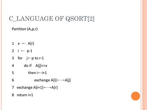 ppt qsort powerpoint presentation free download id 4759333