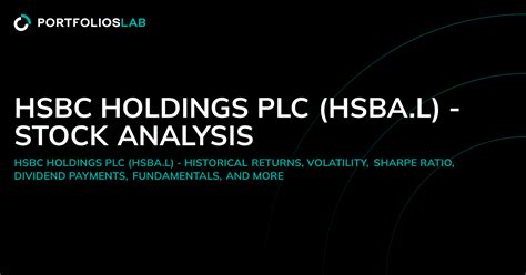 Hsbc Holdings Plc Hsba L Stock Analysis Portfolioslab