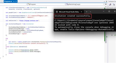 Microsoft Entra Id Using Graph Api Inviting External User Fails With The Invited User