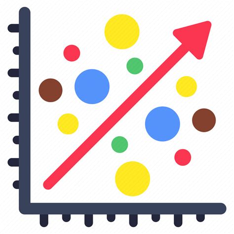 Regression Chart Infographic Statistics Data Graph Icon Download On Iconfinder