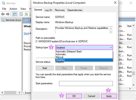 Ways To Turn Off Windows Backup In Windows