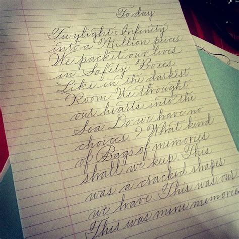 AMERICAN CURSIVE HANDWRITING Improve Your Handwriting Handwriting Analysis Hand Lettering