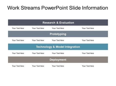 Work Streams Powerpoint Slide Information Template Presentation Sample Of Ppt Presentation