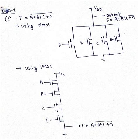 Solved Please Solve Draw The Diagrams Using Nmos And Pmc Gfunctions F Course Hero
