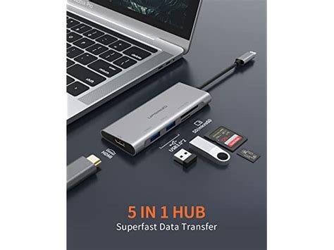 USB C Hub In Multiport Adapter