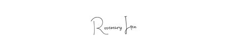 73 Rosemary Iten Name Signature Style Ideas Cool Name Signature