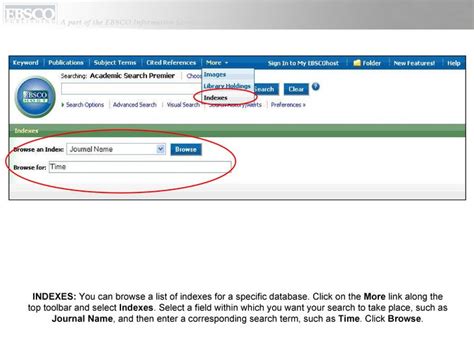 Ebscohost Database