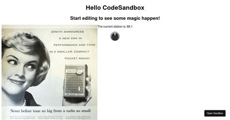 React Marquee Examples Codesandbox