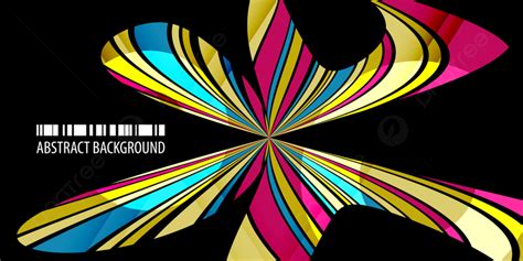 Abstract Colorful Background Template With Blended Multiple Bar Shapes