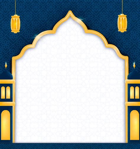 Islamic Elegance Border Gold And Purple Color Arab Culture Arabic Style Frame Border Png