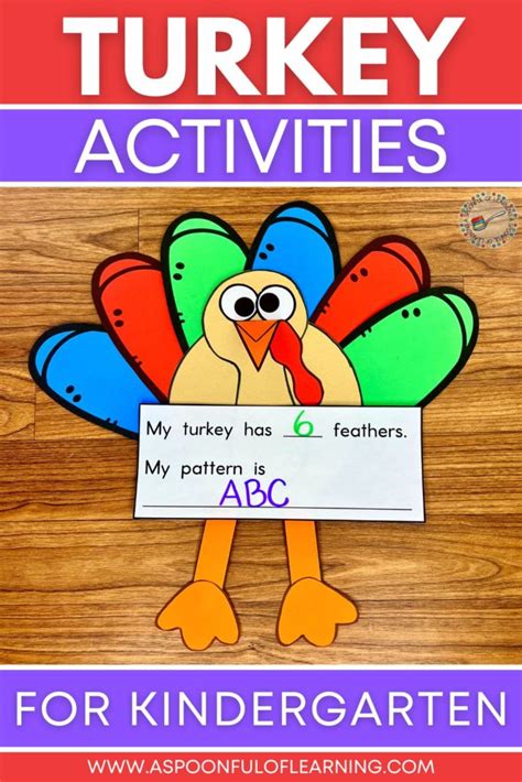Turkey Printables For Kindergarten
