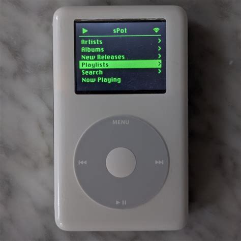 Hacking An Ipod Classic From 2004 To Play Spotify Boing Boing