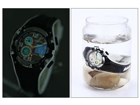 Ohsen цифровой бренд спортивные часы наручные детские для мальчиков Дети водонепроницаемый