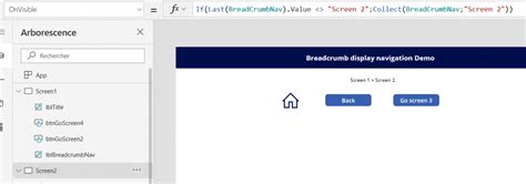 Powerapps Display A Dynamic Breadcrumb Navigation Ludovic Perrichon