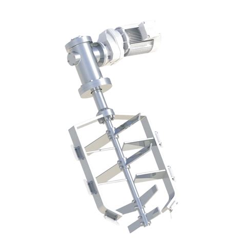 high efficiency chemical agitator for industrial mixing processes