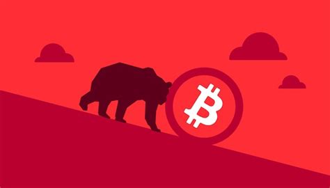 Premium Vector Bitcoin Btc Bearish Market Concept Bitcoin Price Going