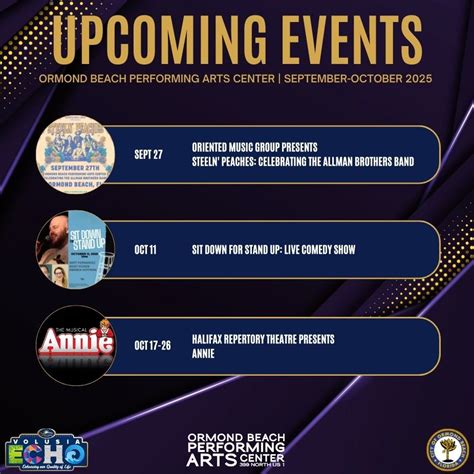 Ormond Beach Performing Arts Center Ormond Beach Fl