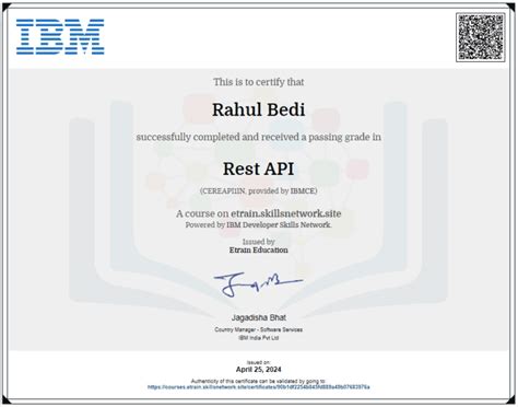 Ibm Rest Api Certification Course Etrainindia