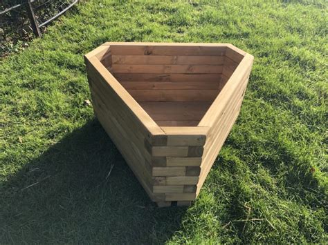 Triangle Wooden Planter Planters Pretty Planter