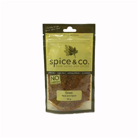 Spice And Co Greek Herb And Spice Mix 45g
