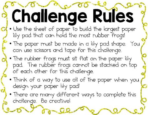 Largest Paper Lily Pad Stem Engineering Challenge By Smart Chick