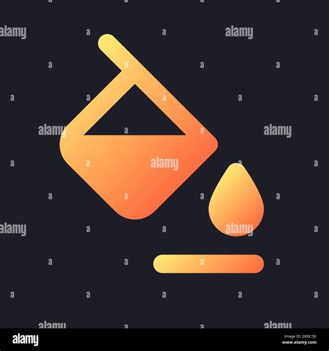 Background Color Orange Solid Gradient Ui Icon For Dark Theme Stock Vector Image And Art Alamy