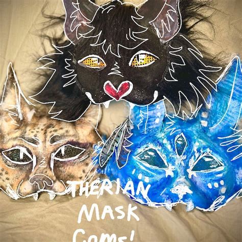 Therian Cat Mask Etsy
