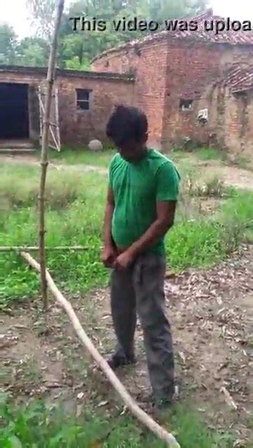 A Guy Recording His Cute Friend Relieving Himself