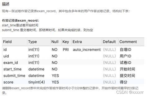 Sql学习，刷题6抽取习题所有习题在一个表里被抽取的习题在另一个表里习题表里面应该有什么 Csdn博客
