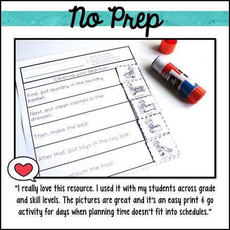 Sequencing Steps Worksheets Grade 3 Event Sequencing Worksheets Free