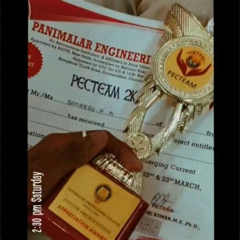 Boobesh Ag On Linkedin Pecmact Iconic24 Posterdesign Achievement Pecteam