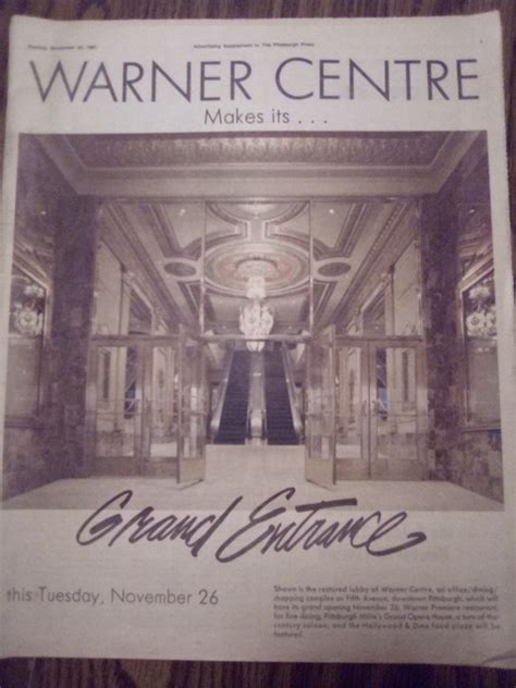 Warner Theatre In Pittsburgh Pa Cinema Treasures