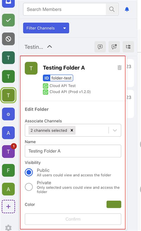 Folder Management In Inbox Integration WOZTELL Platform Documentation
