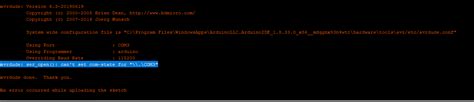 Uploading Error Erroravrdude Seropen Cant Set Com State For Com3 Ide 1x